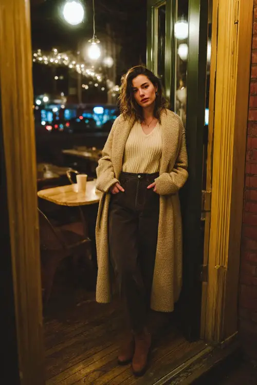 10 Casual Dinner Date Night Outfits for Winter | Cozy & Stylish ...